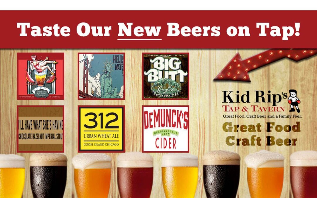 051415_NewBeers | Kid Rip's Tap & Tavern