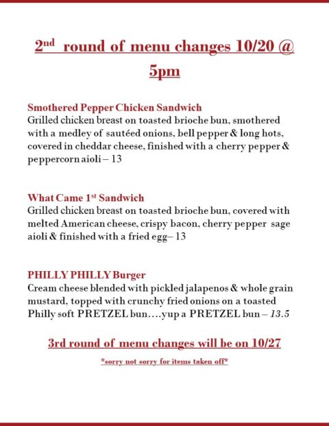 Menu | Kid Rip's Tap & Tavern