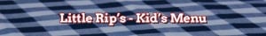 Menu | Kid Rip's Tap & Tavern